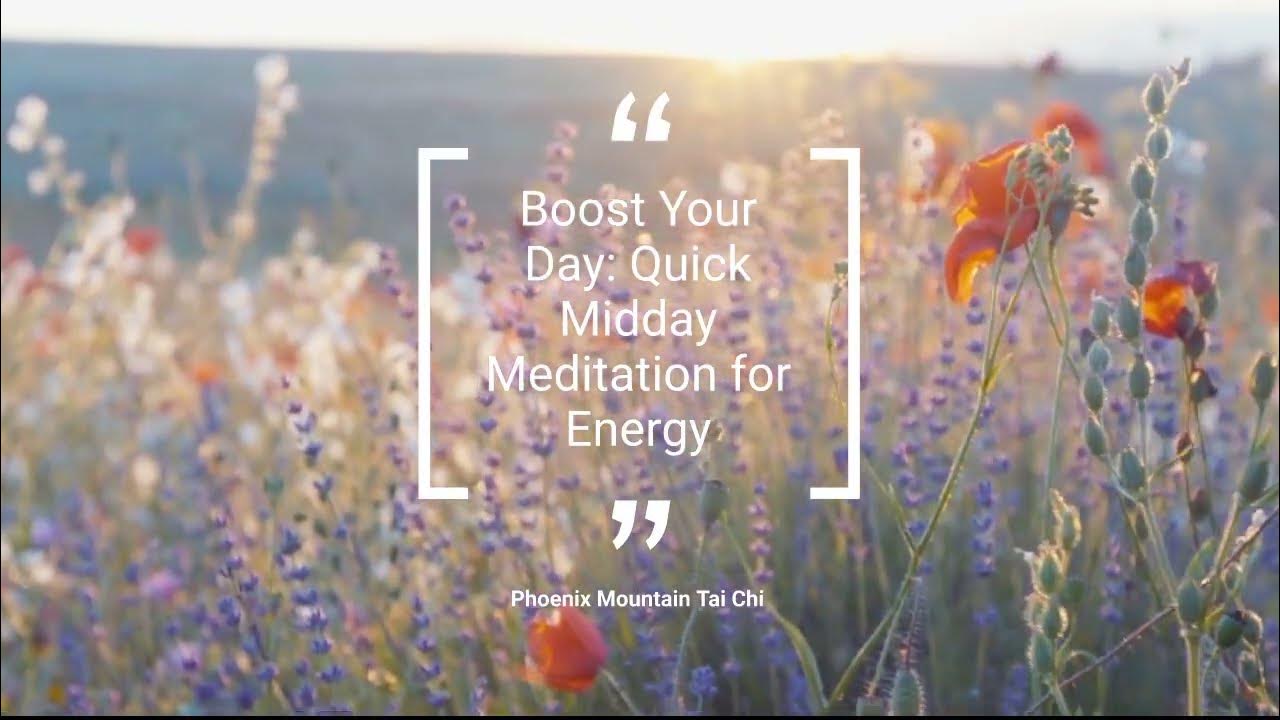 Boost Your Day: Quick Midday Guided Meditation for Energy - YouTube