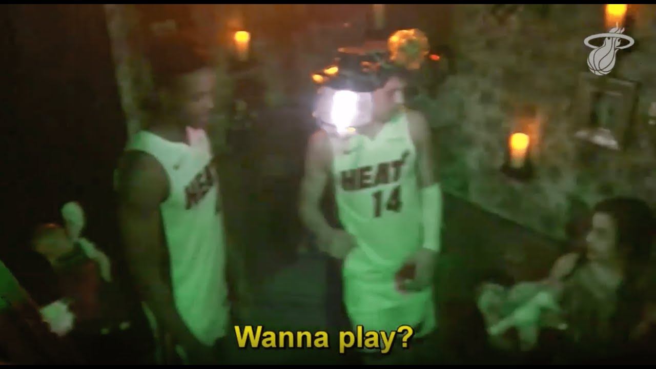 MIAMI HEAT HALLOWEEN HAUNTED HOUSE - YouTube