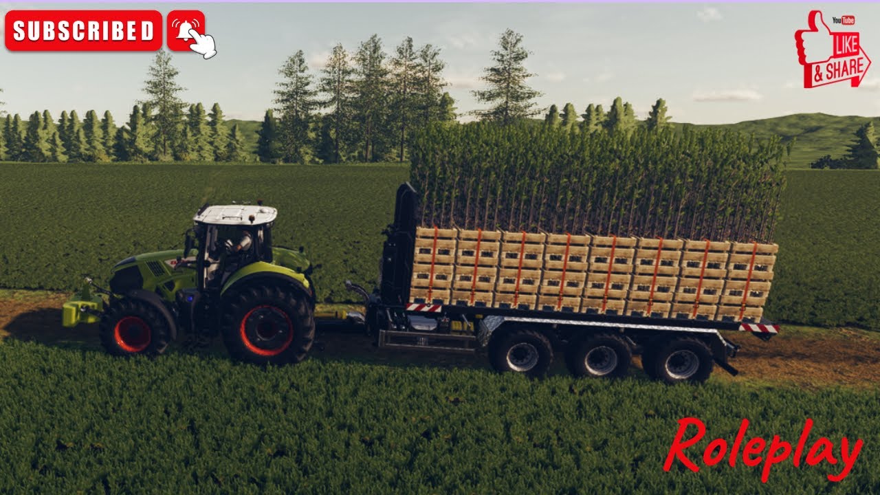 🚨 [RO]🚨🅻🅸🆅🅴🚨👉Plantam copaci de unde am taiat pentru fabricute..Ep.20 ...