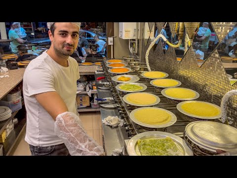 Yetenekli usta günde 1000 künefe satıyor - Turkish Street Food