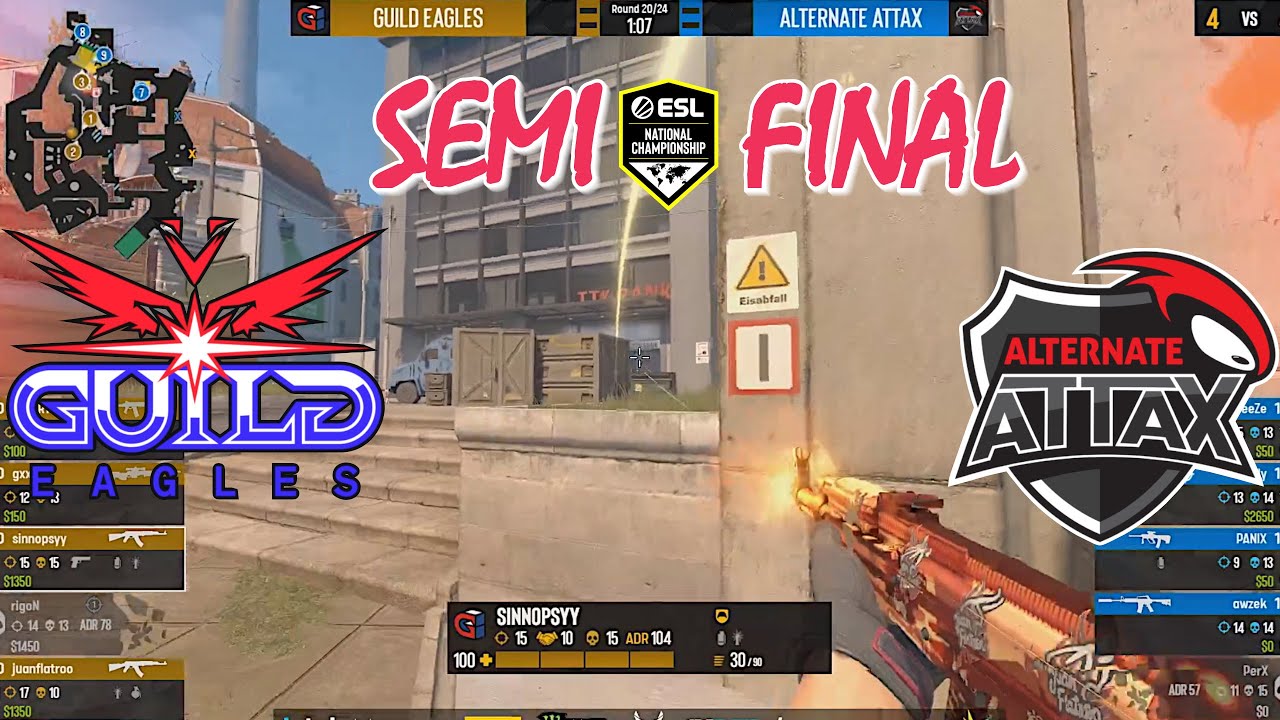 GUILD EAGLES vs ALTERNATE ATTAX - EPL NC QUALIFIER - HIGHLIGHTS - YouTube