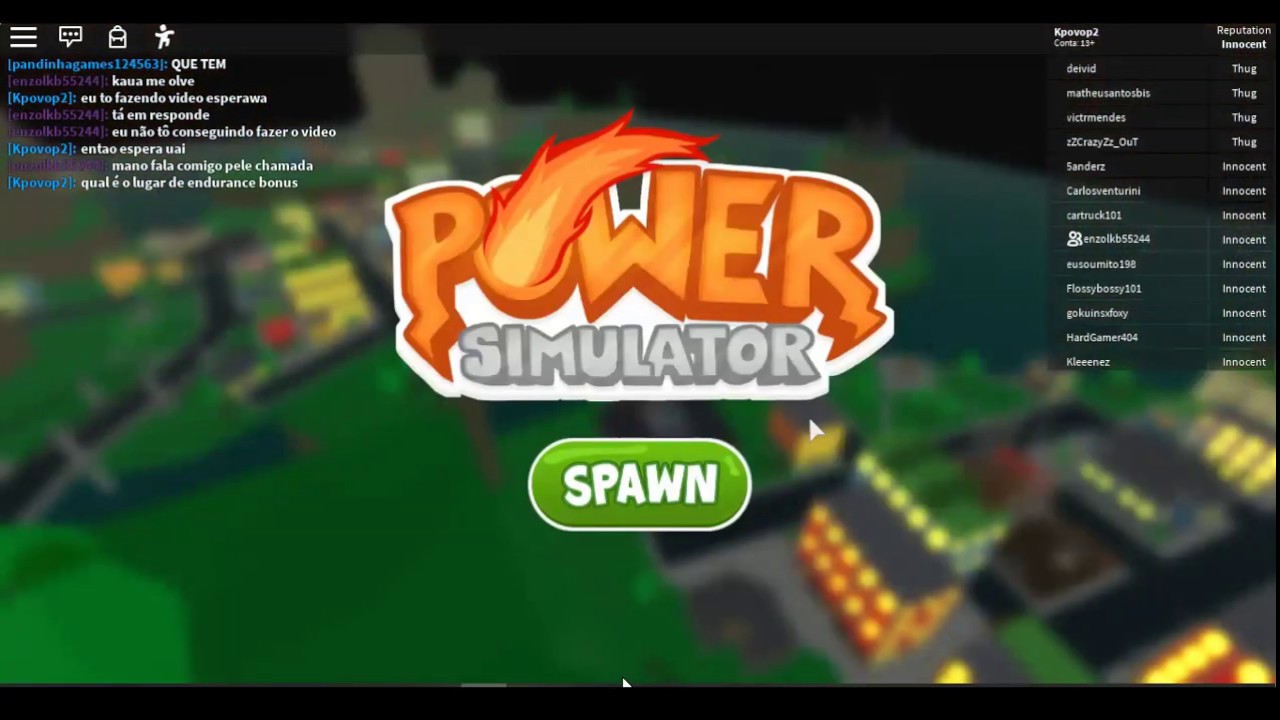 Roblox Jogando:Power Simulator - YouTube