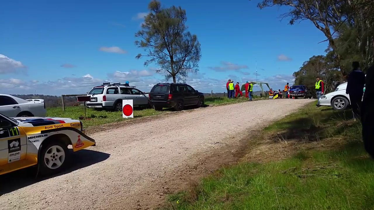 Audi Sport Quattro S1 idle launch jump Group B rally - YouTube