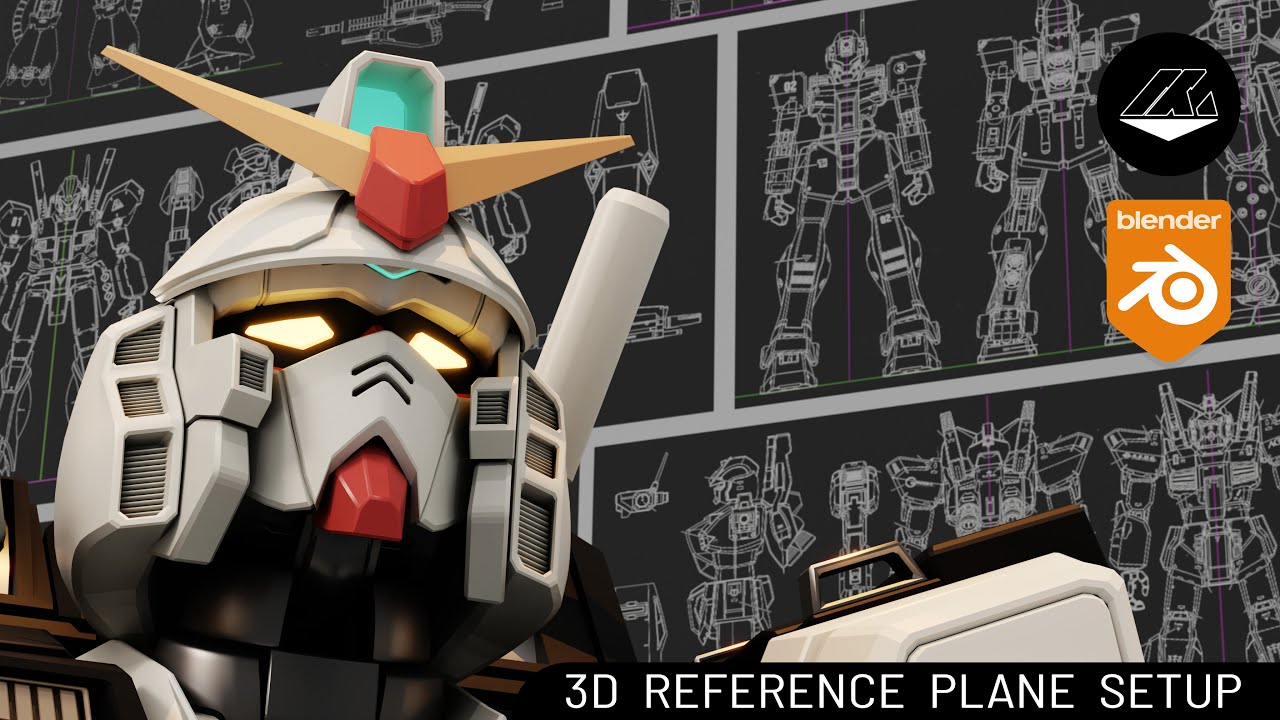 Reference Plane Setup for 3D Modeling in Blender - YouTube