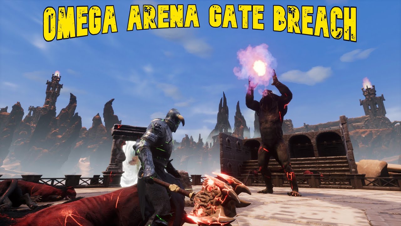 Conan Exiles - Omega Arena Gate Breach - Mod Omega Production - YouTube