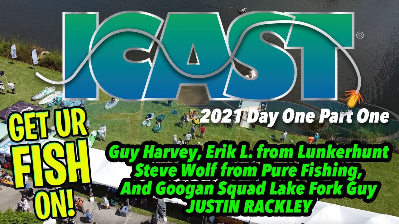 iCast 2021 Day One Pt. 1 Guy Harvey, Lake Fork Guy Justin Rackley ...