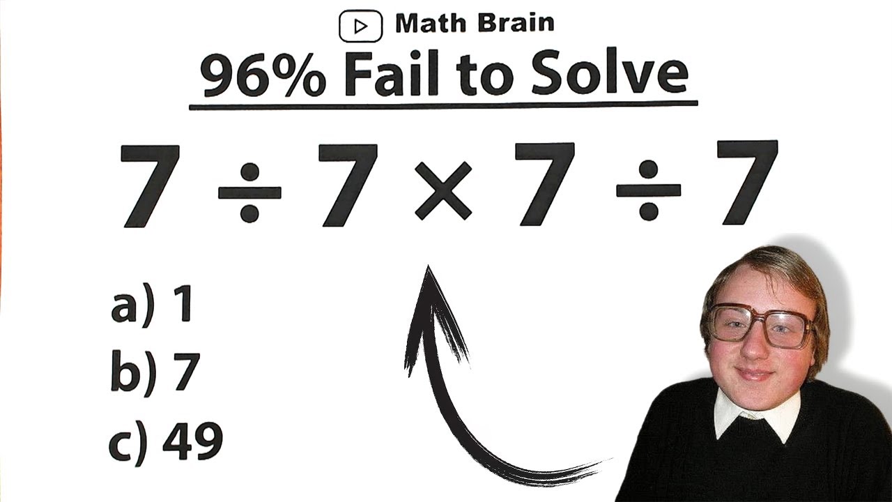 a very simple algebra question , but 96% FAILED - YouTube
