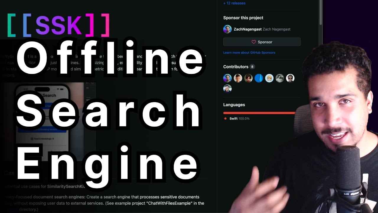 Offline Search Engine with SimilaritySearchKit - YouTube