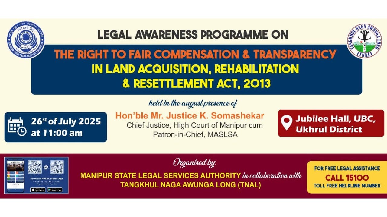 Legal Awareness Programme | Manipur State Legal Services Authority ...