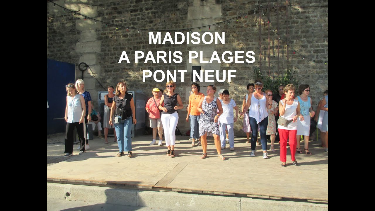 MADISON A PARIS PLAGES 2018 PONT NEUF DJ ANIMATEUR GERARD TEXIER - YouTube
