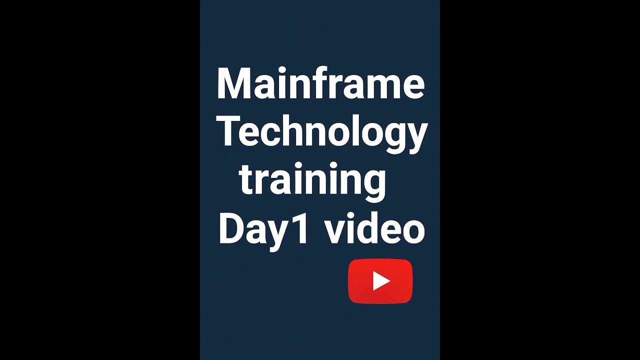 Mainframe developer training TSO ISPf JCL VSAM COBOL DB2 CICS modules ...