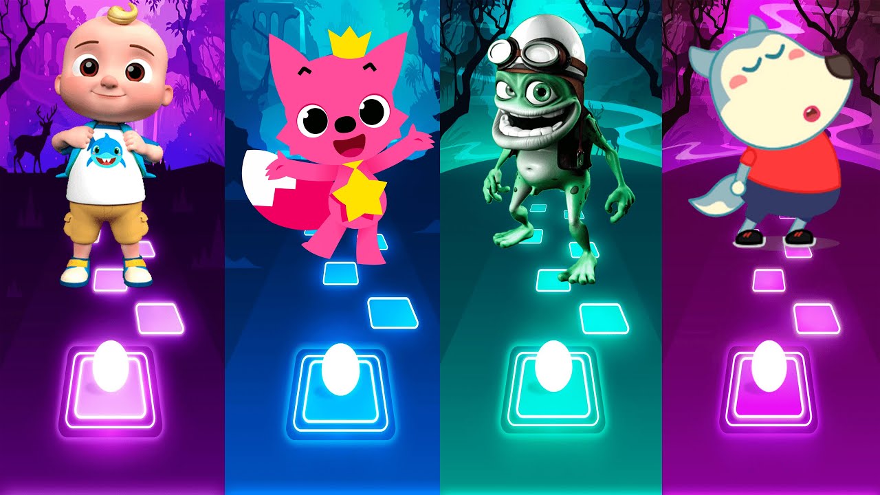 Cocomelon 🆚 Pinkfong 🆚 Crazy Frog 🆚 Wolfoo. 🎶 Who Is Best? - YouTube