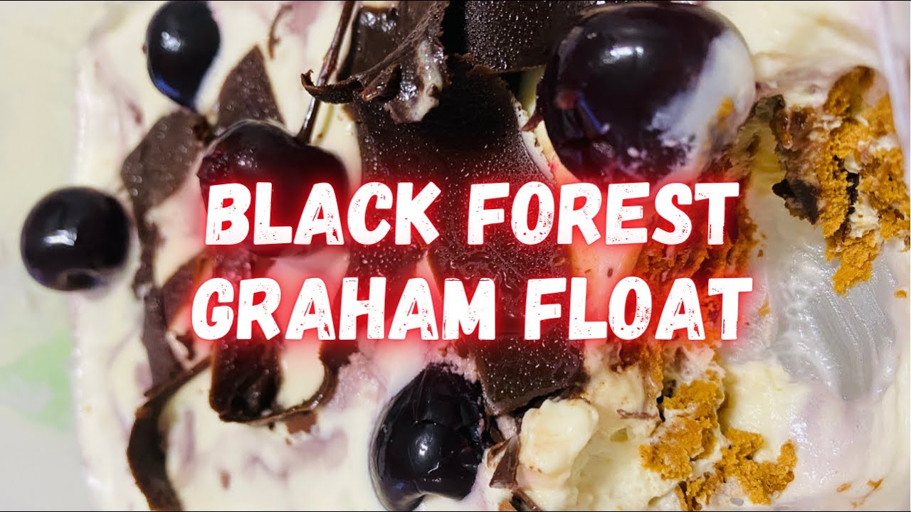 Black Forest Graham Float Recipe | Black Forest float - YouTube
