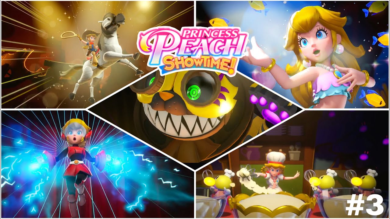 [Princess Peach: Showtime!] Full Stars & Ribbon Walkthrough - Third ...