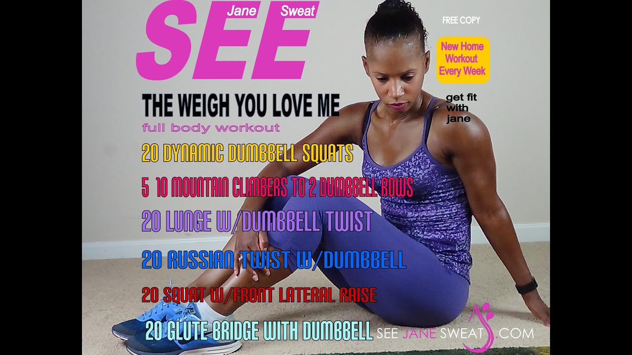 The Weigh You Love Me Full Body Workout - YouTube