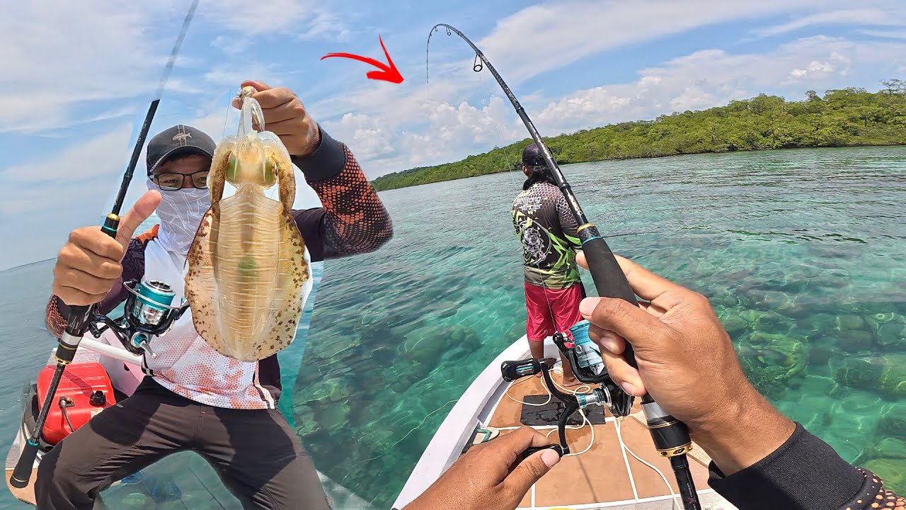 EGING , CATCH AND COOK ..!! KITA BELAJAR MANCING CUMI , TEST PERDANA ...