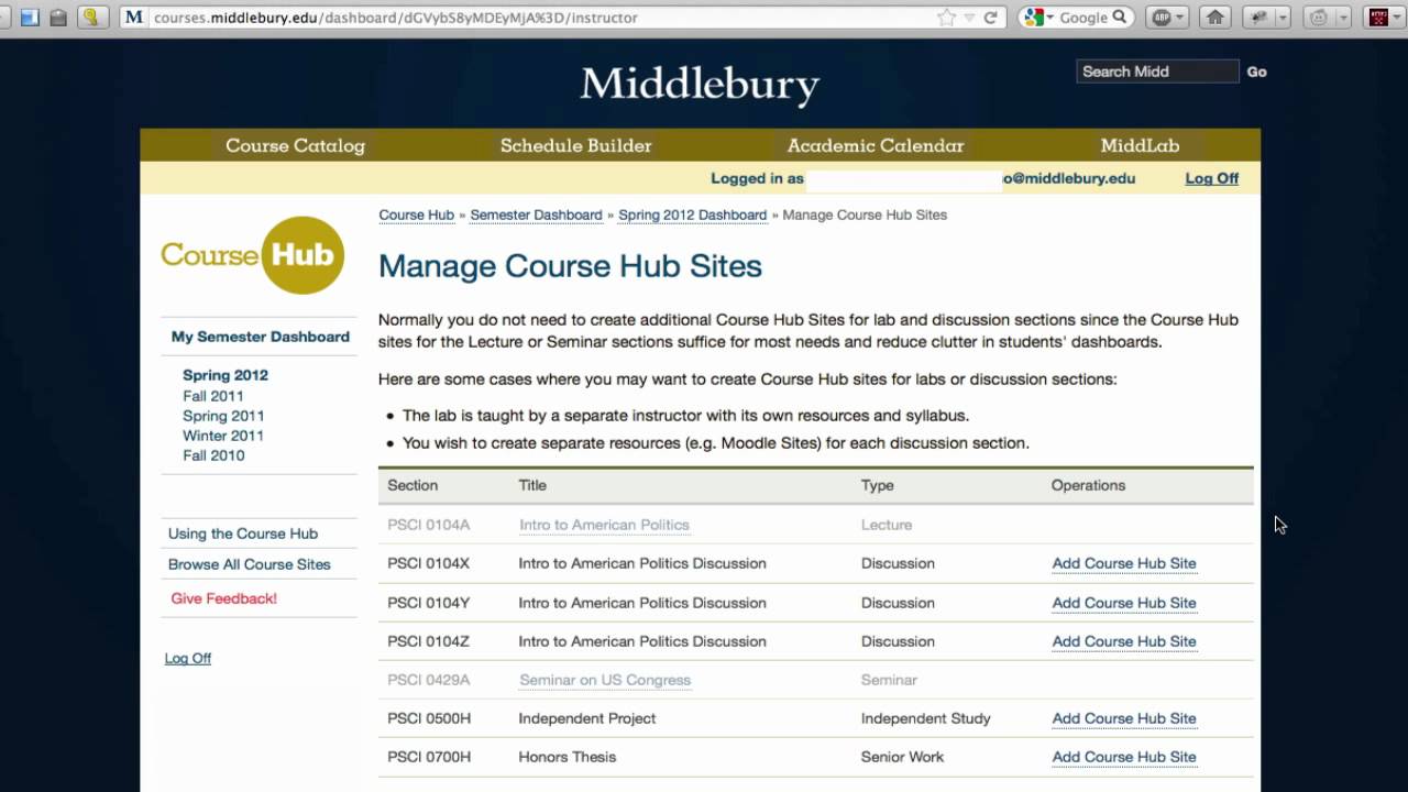 Course Hub: Creating Lab Sites - YouTube