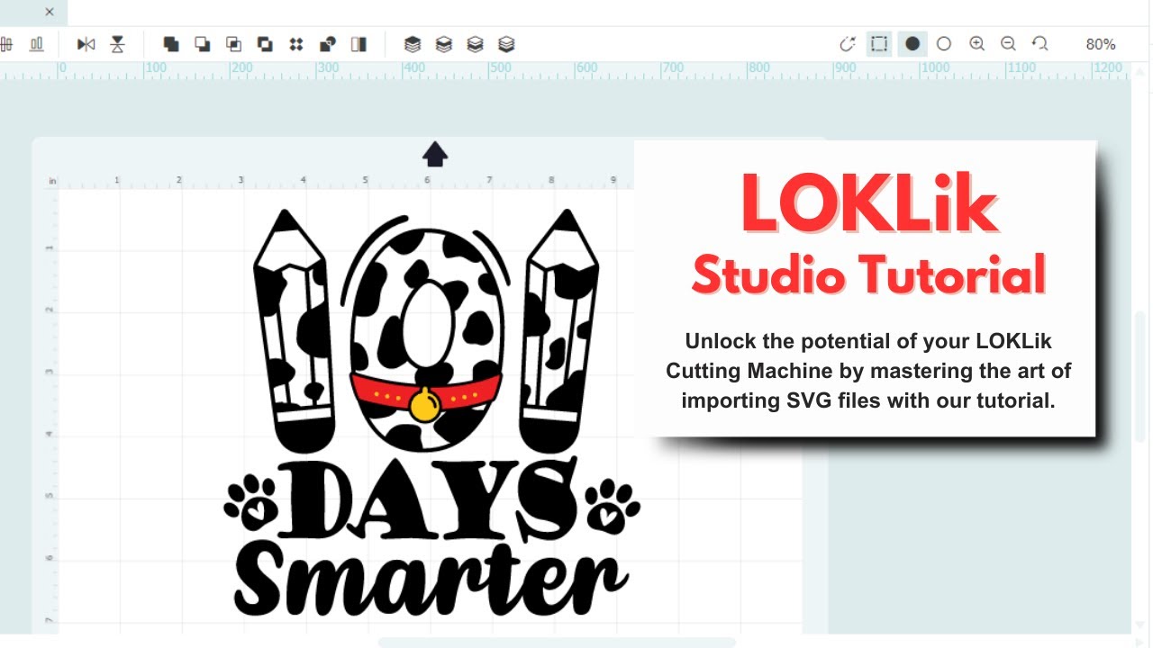 LOKLik Cutting Machine - IMPORTING SVG FILE TUTORIAL #loklik #lokliktutorial #loklikstudio - YouTube