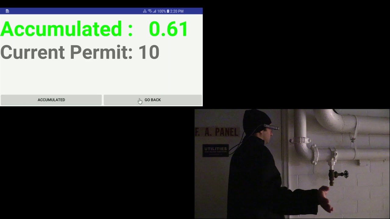 Hands-free Smartglass Interaction in Contaminated Area - YouTube