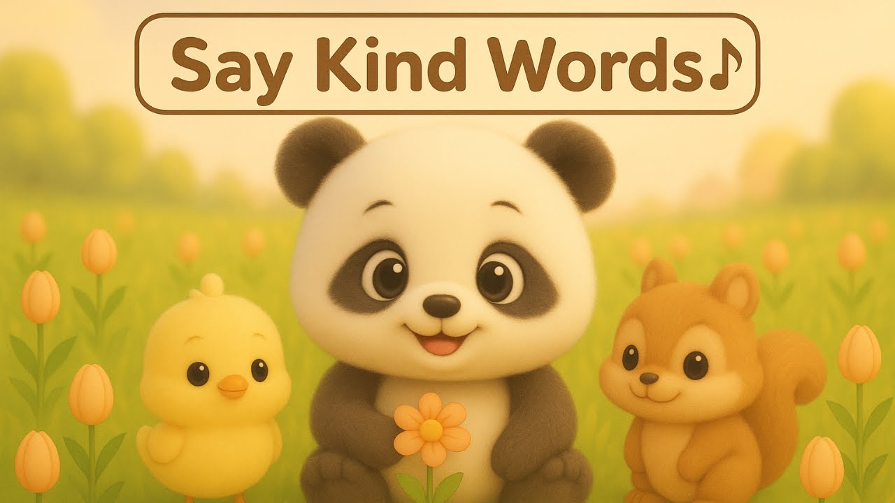 Say Kind Words | Kindness Song for Toddlers - YouTube