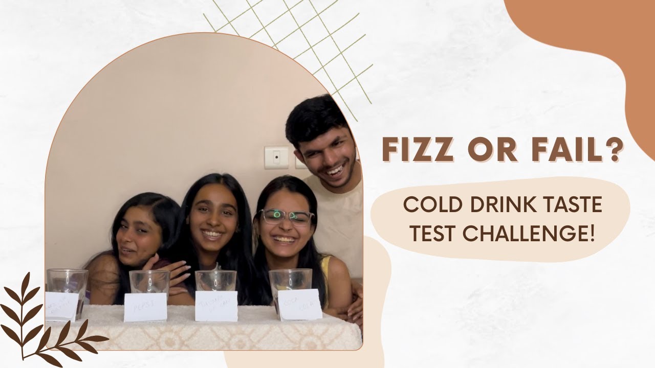 Fizz or Fail? Cold Drink Taste Test Challenge! 🍹 - YouTube