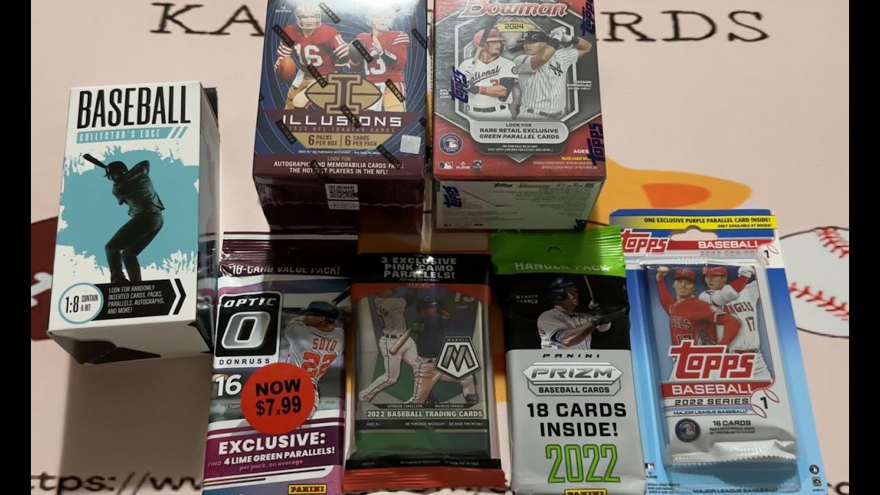 Random Baseball + Football Card Retail Pack Opening - Sale + Clearance ...