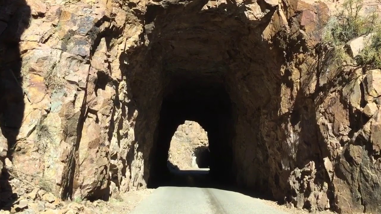 Gilman Tunnels Drive-Through - YouTube
