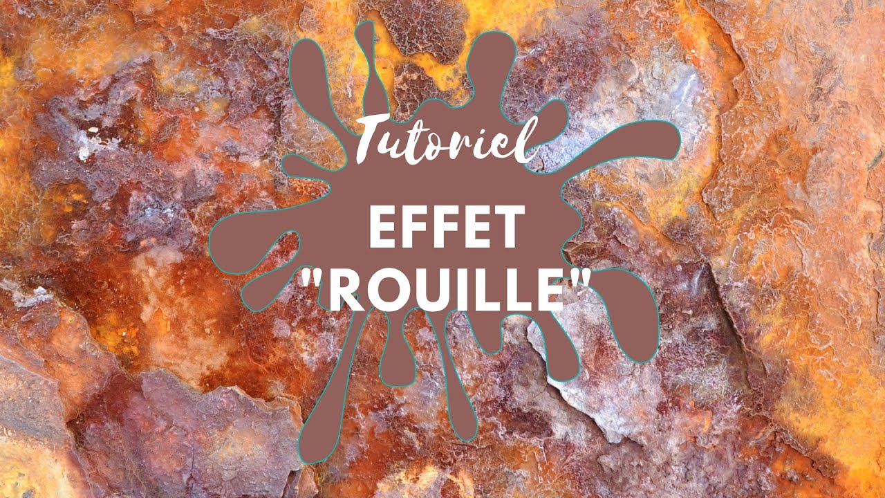 (Tuto) Comment je réalise | Un effet "rouille" 🎨 - YouTube