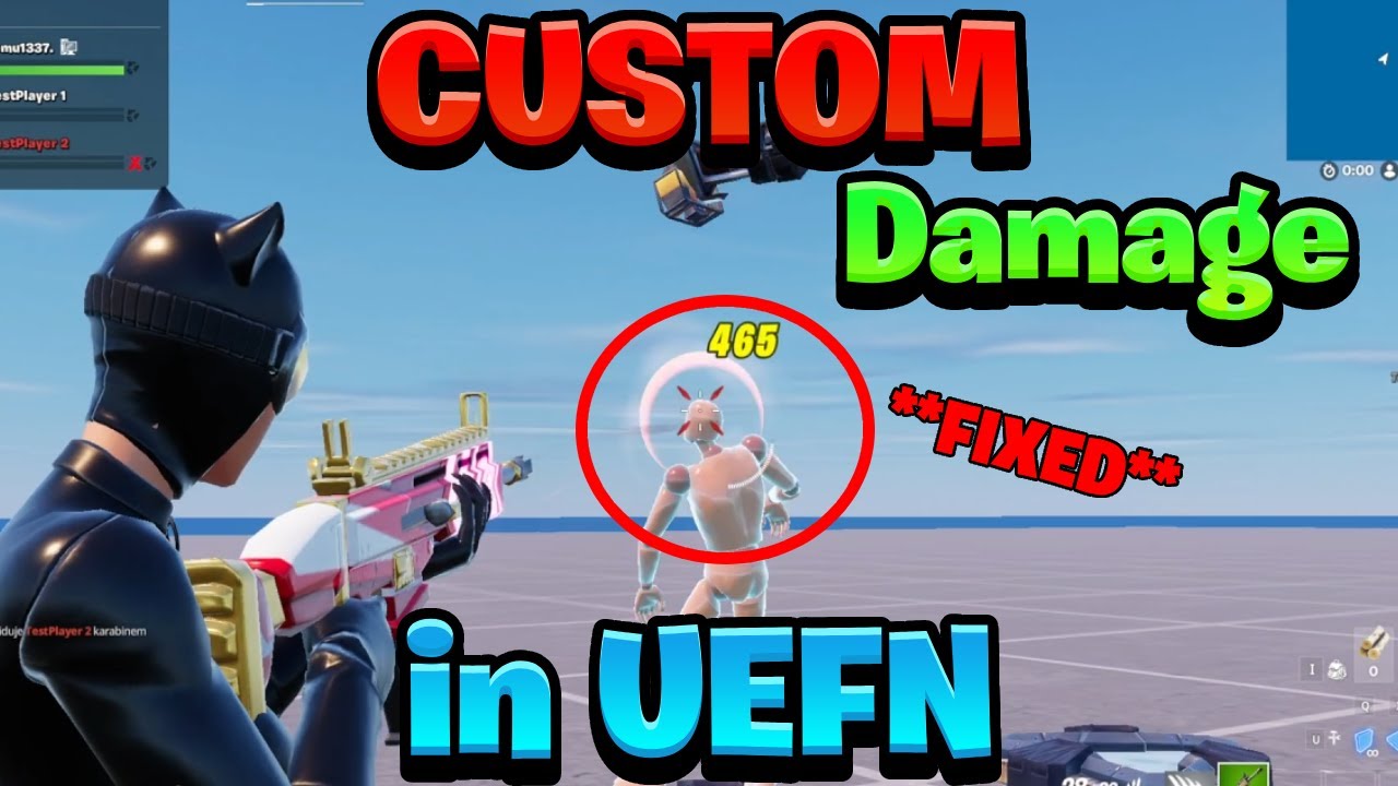 How to get Custom Weapon Damage in Fortnite Creative (UEFN) (fixed ...