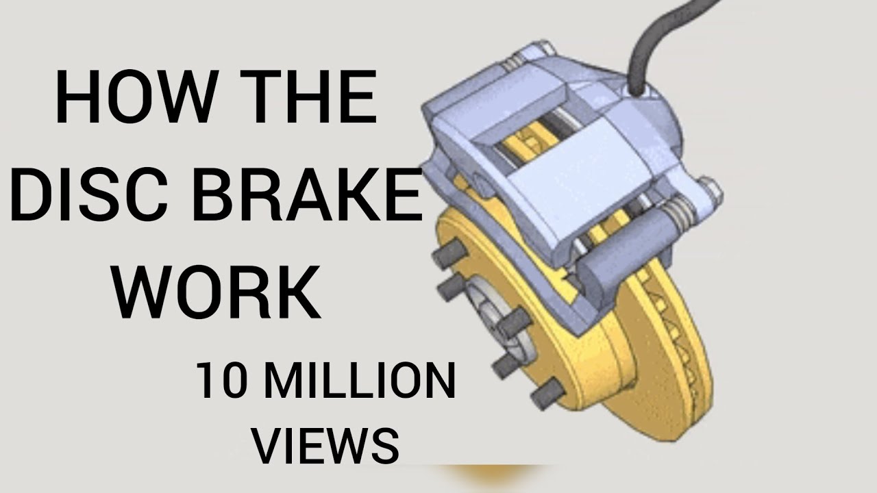 HOW DISC BRAKE WORKS| DISC BRAKE| 🚘 #tital #content #viral - YouTube