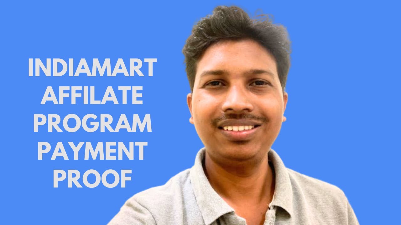 Indiamart Affiliate Program Payment Proof - YouTube