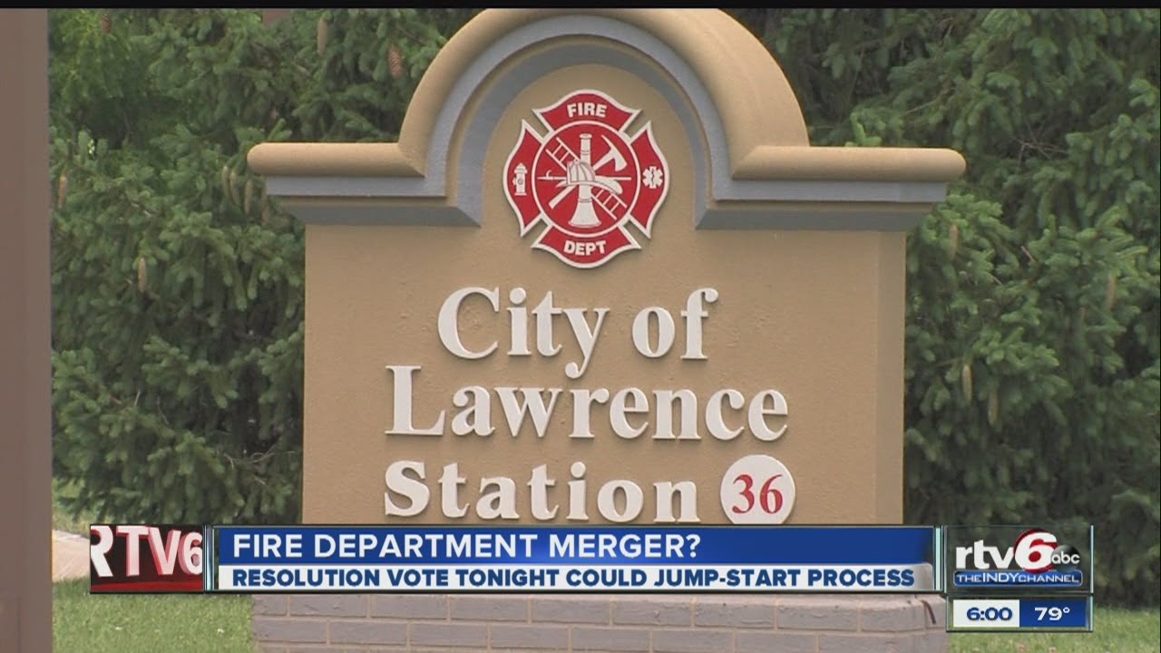 Resolution vote could jump-start Lawrence Fire Department merger - YouTube
