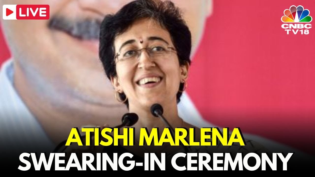 Atishi Oath Ceremony LIVE: Atishi Marlena Takes Oath As Delhi CM ...