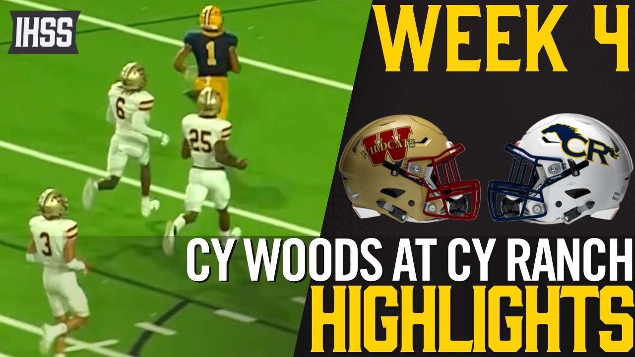Cy Woods at Cy Ranch - 2023 Week 4 Football Highlights - YouTube