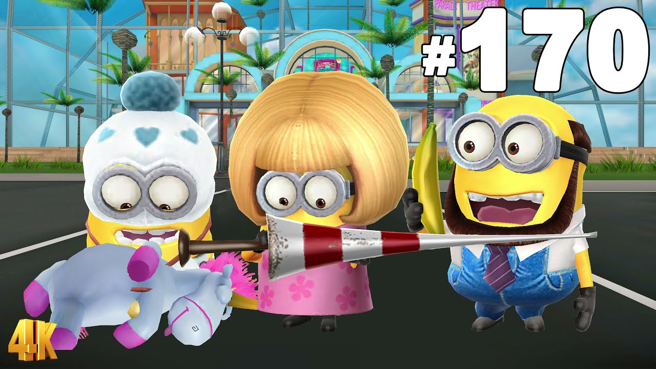 Minion Rush Baby Mom and Grandpa Minion at The Mall | LEVEL 641-643 EP ...