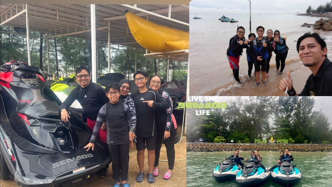 Jet ski island hopping experience at BATAM,Pulau Putri 🏝️ - YouTube