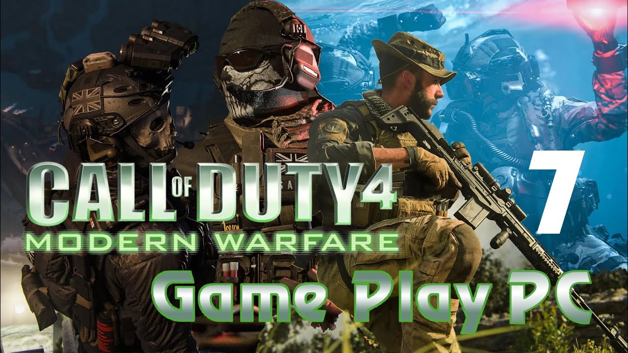 Call of Duty4 MW Game Play on PC Act1 (War Pig) - YouTube