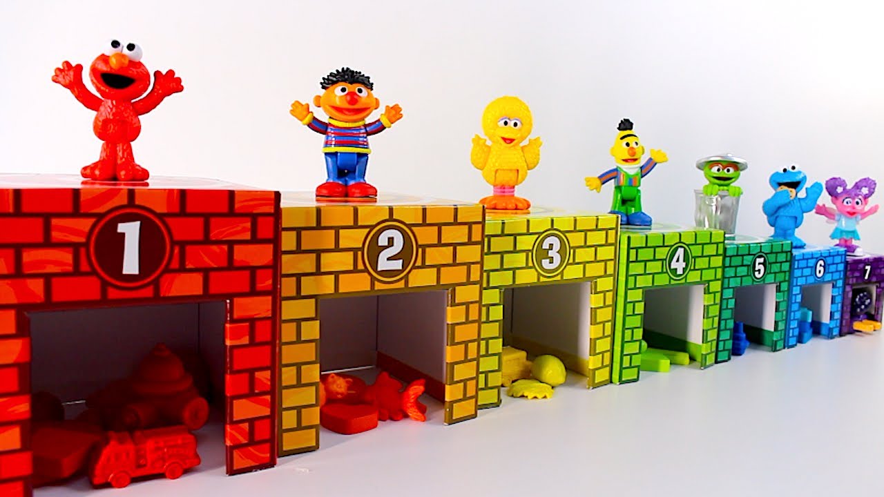 Sesame Street | Surprise Boxes | Learn Colors, Numbers & Shapes ...