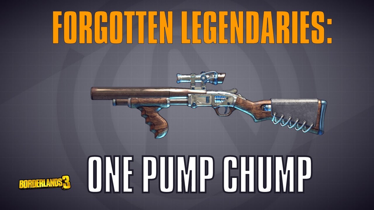 One Pump Chump: Zane's new toy!? | Forgotten guns - Borderlands 3 - YouTube