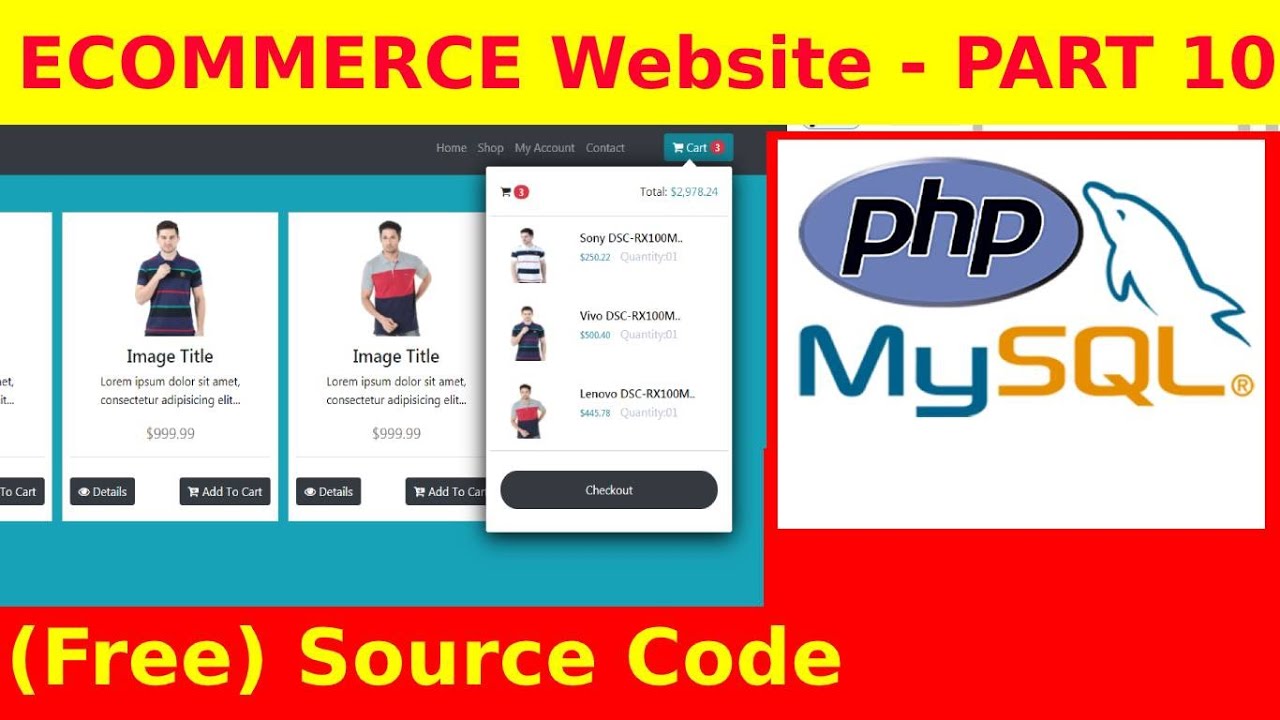 Add to Wishlist Feature - Shopping Cart Tutorial - YouTube