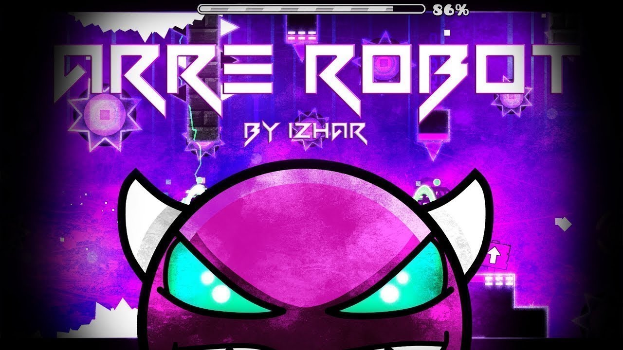 Arre Robot 100% | Medium Demon Geometry Dash | Alejo15 - YouTube
