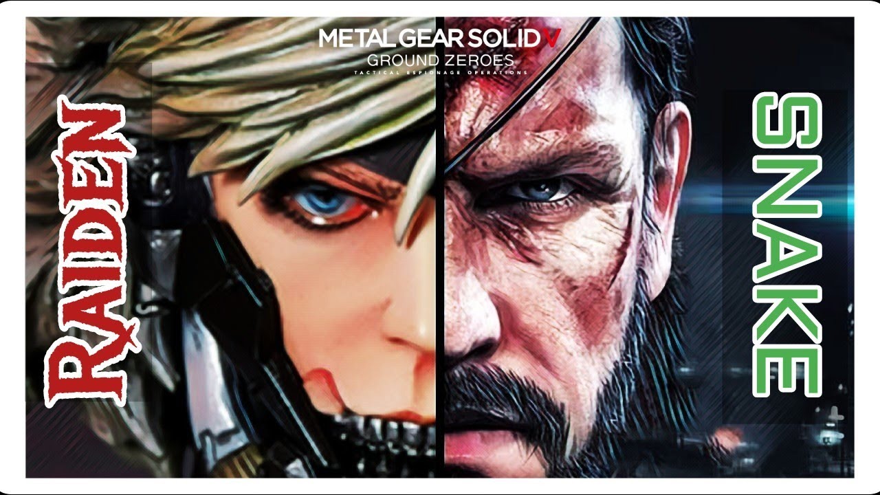 EPIC FACE OFF 🔹Raiden VS Snake | MGSV Ground Zeroes - YouTube