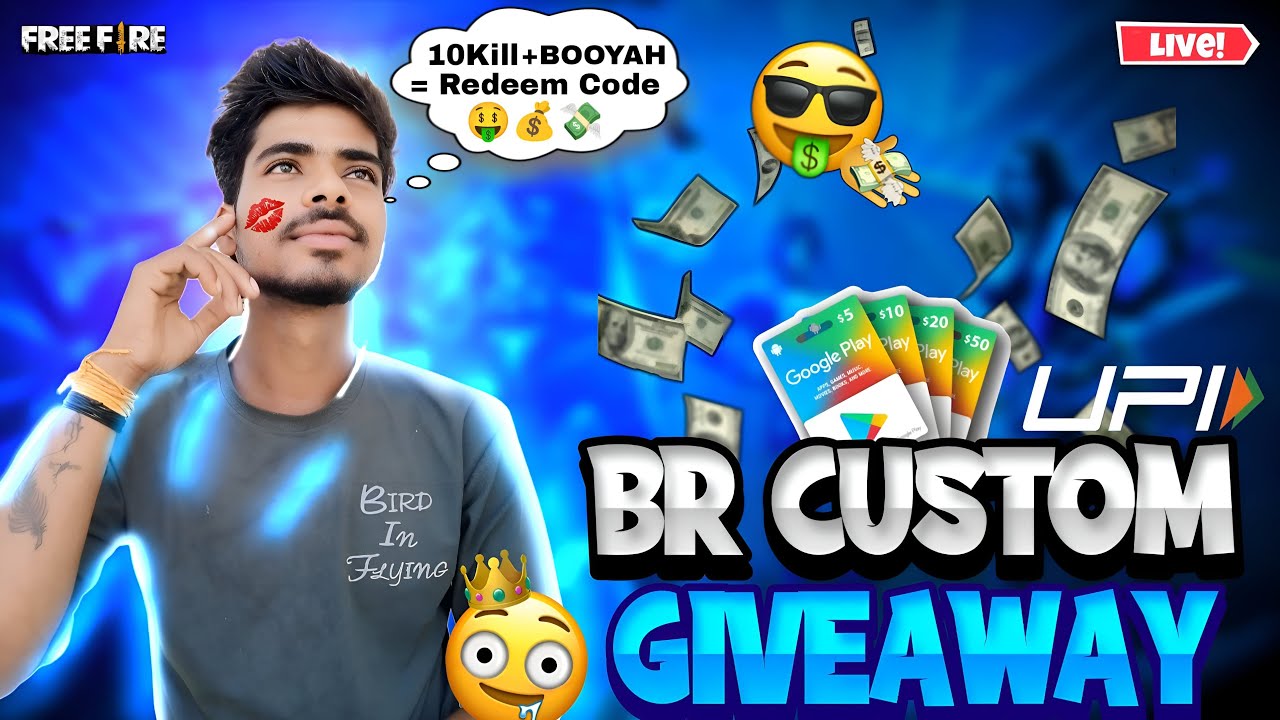 FREE FIRE LIVE CUSTOM ROOM || FF LIVE GIVEAWAY DIAMOND - YouTube