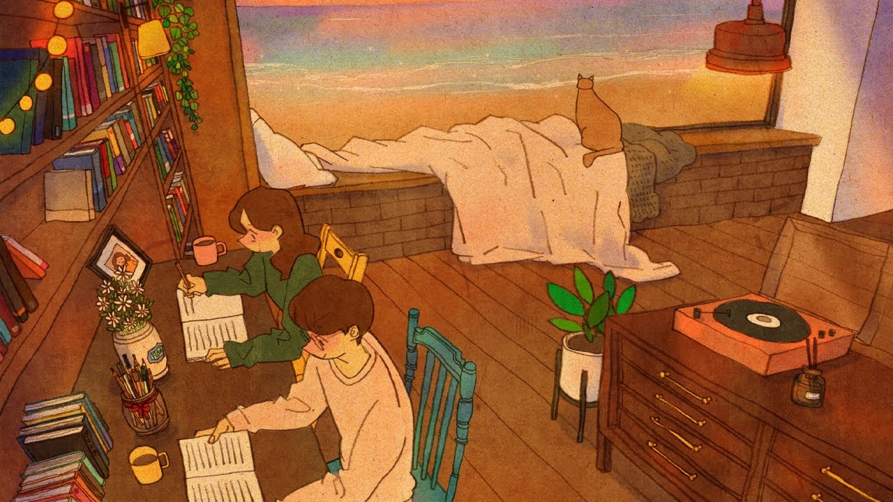 Doing some work together [ Love is in small things: Animated short ...