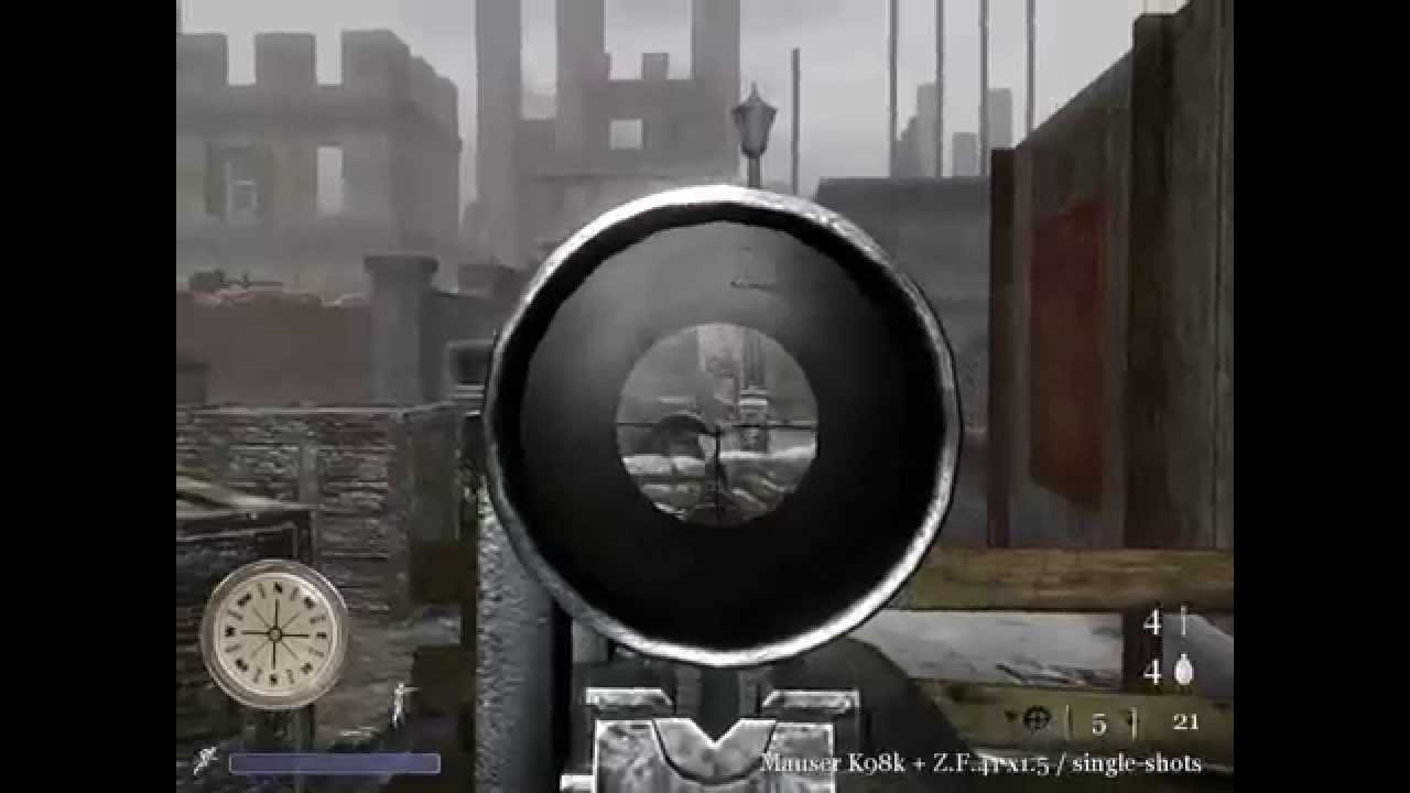CoD2 B2F Red Square Massacre gameplay - YouTube