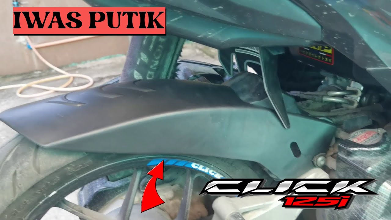 MUD FLAP | MUD GUARD INSTALLATION ON HONDA CLICK 125i | DIY ...