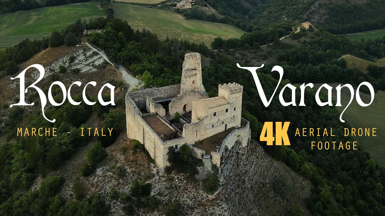 Rocca Varano - Marche Italy - 4K aerial drone footage - YouTube