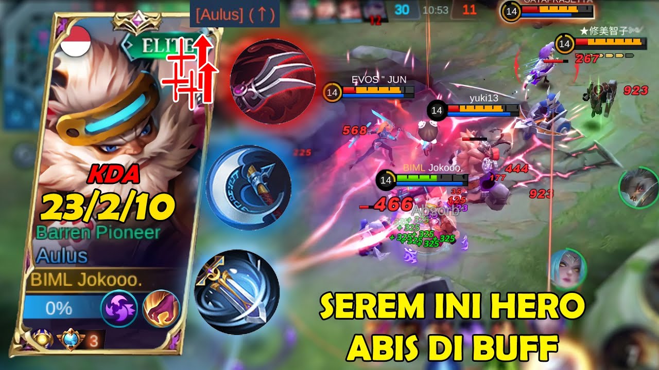 PERFECT BUILD AULUS AFTER BUFF 🔥 AULUS IS BACK 🔥 BUILD TOP 1 GLOBAL ...