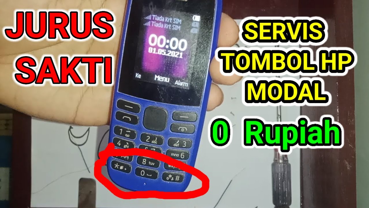Modal 0 Rupiah, Sevis Hp Nokia 105 Tombol *0# Gak Fungsi - YouTube