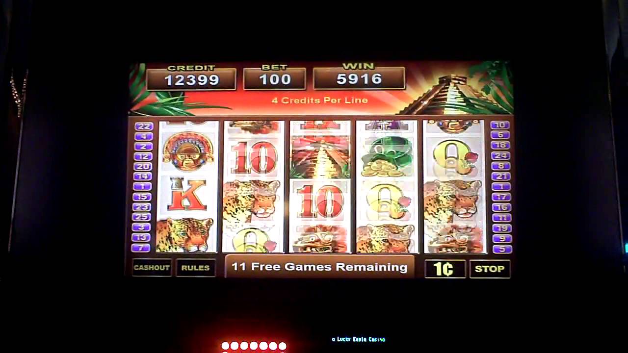 Aztec Fortune Slot Machine Bonus - YouTube